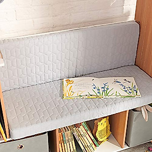 KidKraft Little Dreamer Deluxe Reading Nook, Children's Bookcase Furniture with Storage Bins, Gift for Ages 3-8 44 x 15.8 x 54.2