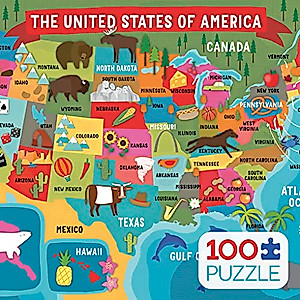 Ceaco - USA Map - 100 Piece Jigsaw Puzzle