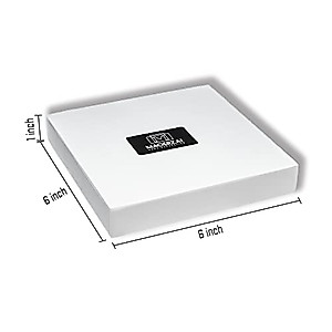 Maoerzai Sympathy Gifts Memorial Bereavement Gifts Wood Block Plaque Sign Condolence/Grief Gifts,for Loss of Loved One,Loss of Mother Condolence Gift for Home Table Remembrance Decor 6x6 Inch. (White - Memorial sign-1)