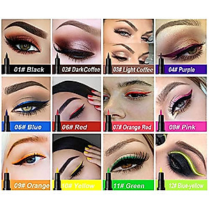 MAFK Liquid Eyeliner, Matte Pink, Waterproof, Smudge-Proof, Easy to Use and Remove