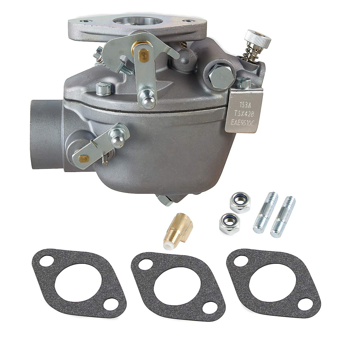 RANSOTO TSX428 Carburetor Tractor Carb Compatible with Ford NAA NAB Jubilee 600 650 700 800 850 Tractor with 134 CID Gas Engines Marvel Schebler TSX428 with Gaskets Replace B2NN9510A EAE9510C 155439