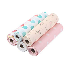 VOSAREA Waterproof Shelf Liner Moistureproof Drawer Liner for Kitchen Cabinet Cupboard Shelves (Blue Dot)