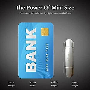 Reletech Portable SSD USB 3.2 Gen2 Type-C Dual Connectors up to 480MB/s Aluminum Mini External Solid State Drive Compatible with PS4/XBox/phone/TV/Windows/Mac(512GB)