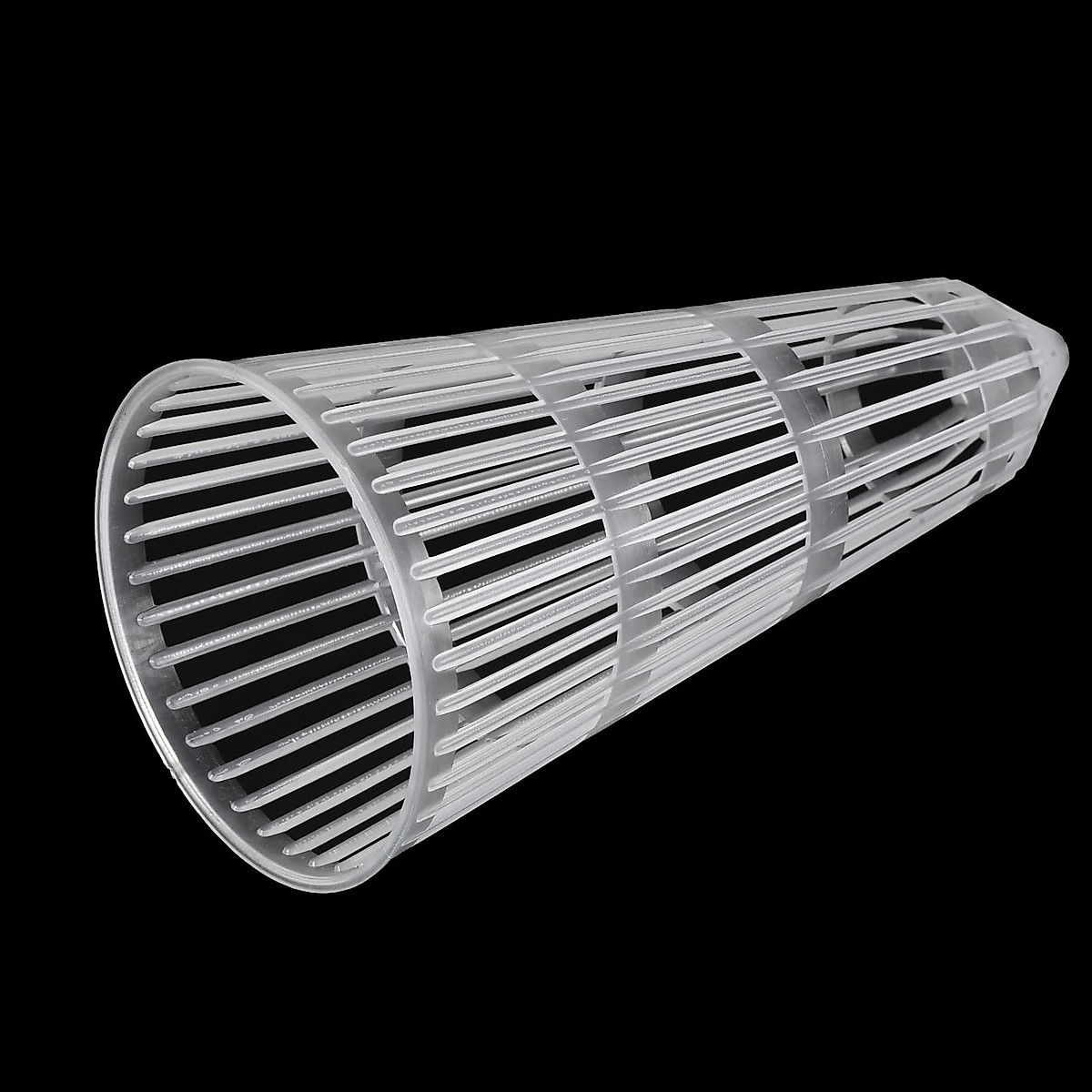 M METERXITY 5 Pack Plant Pot Hole Mesh Pads - Cone Shape Bonsai Flowerpot Drainage Grid Screen Apply to Outdoor/Garden (160x82mm, Clear)