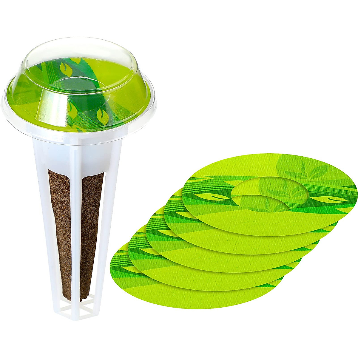 Jetec 100 Pieces Seed Pot Labels PVC Grow Baskets Stick Hydroponic Plant Label for Seedlings Seed Sticks for Understanding Plant Growth