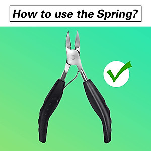 Feiccier Heavy Duty Ingrown Toenail Clippers, Professional Toenails Trimmer, Podiatrist Toe Nail Clippers for Thick Nail & Ingrown Toenails, Sharp Curved Blade, Pedicure Tools.