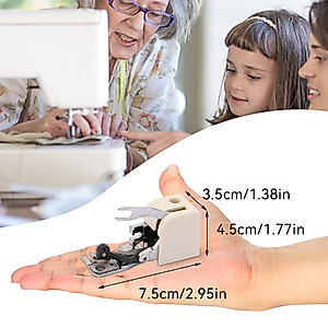 Side Cutter Sewing Machine Presser Foot Side Cutter presser foot Overlock Sewing Machine Attachment for All Low Sewing Machine Presser Feet Universal Presser Foot forBrother SingerJanom Sewing Machine