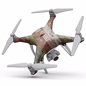 Design Skinz Design Skinz Black & Pink Marble Swirl V1 Full-Body Wrap Decal Skin-Kit Compatible with The Drone DJI Phantom 4 Pro