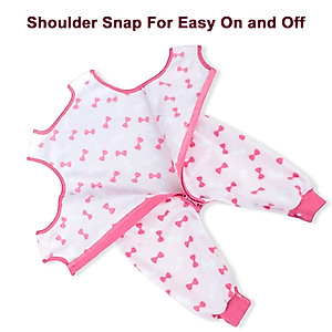 MooMoo Baby Sleep Sack with Feet Fleece Sleeveless Baby Sleeping Bag with Legs Toddler Wearable Blanket 6M-3T