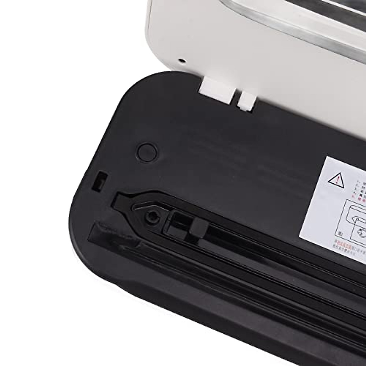 jerss Vacuum Sealing Machine, ABS Plastic 100W Strong Suction Kitchen Vacuum Sealer with 10PCS Bags for Food Packaging (US Plug 110V)