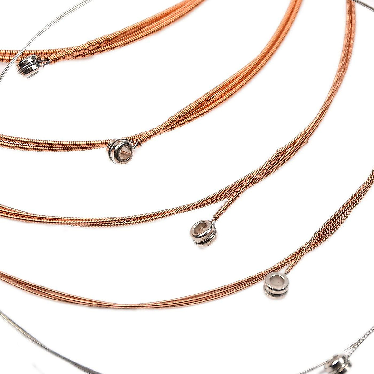 Guitar Strings set for Beginner Learner Practice(set of 6) with 3 in 1 guitar string cutter orange