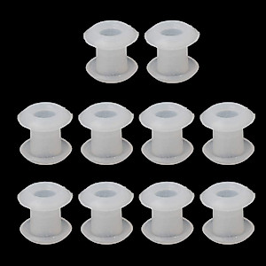 lixuesong 10 Pieces Silicone Rubber Stoppers Practical Ring Bead Spacer Durable Ring Spacer DIY Jewelry Making Accessories