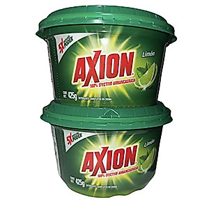 JABON AXION EL VERDADERO ARRANCA GRASA 2 PACK TOTAL DE 850 GRAMOS