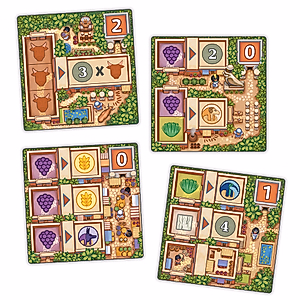 Fertility Board Game | Ancient Egyptian Civilization Building Game | Strategy Board Game for Adults and Kids | Ages 10+ | 2-4 Players | Average Playtime 45 Minutes | Made by Catch Up Games