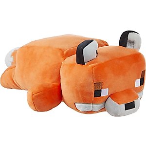 Mattel Minecraft Plush Fox 12-Inch Stuffed Animal Figure, Floppy Soft Doll Inspired by Video Game Character, Collectible Toy