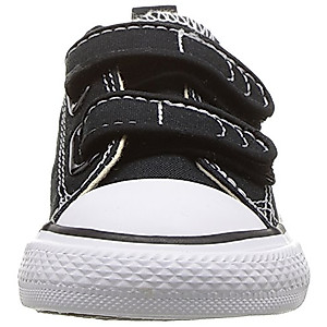 Converse Boys' Chuck Taylor All Star 2V Low Top Sneaker, Black, 6 M US Toddler