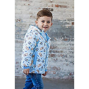 Bluey Bingo Toddler Boys Zip Up Fashion Winter Coat Puffer Jacket 3T Blue
