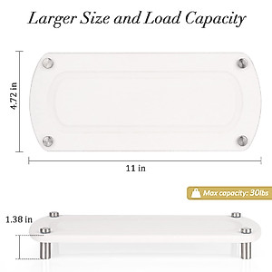 Ozzptuu Sink Caddy Instant Dry Kitchen Sink Organizer Sponge Holder for Kitchen Sink Diatomaceous Pedestal Stand Riser with Stainless Steel Feet Protection for Modern Home (White)