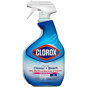 CLOROX Clean-Up Multi-Surface Cleaner with Bleach, Rain Clean, Spray, 32 Fl Oz (Package May Vary)