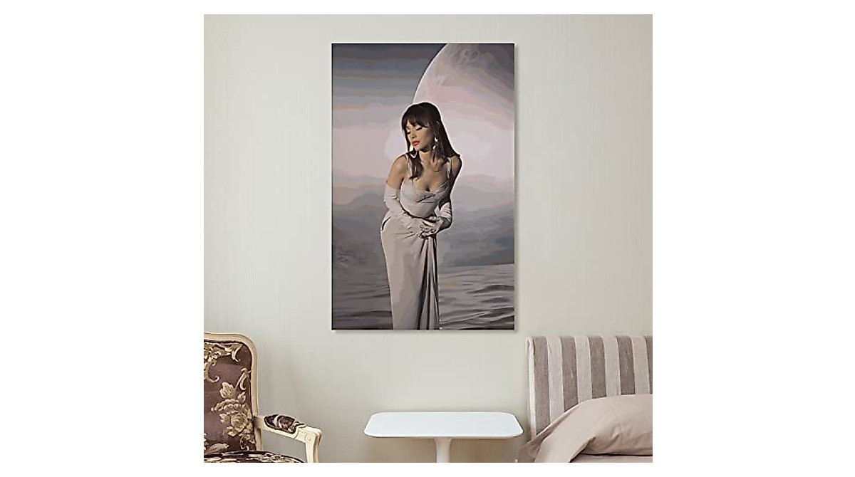 NOGAY Ariana Grande Wall Poster | Vintage Vogue Canvas Art 16x24