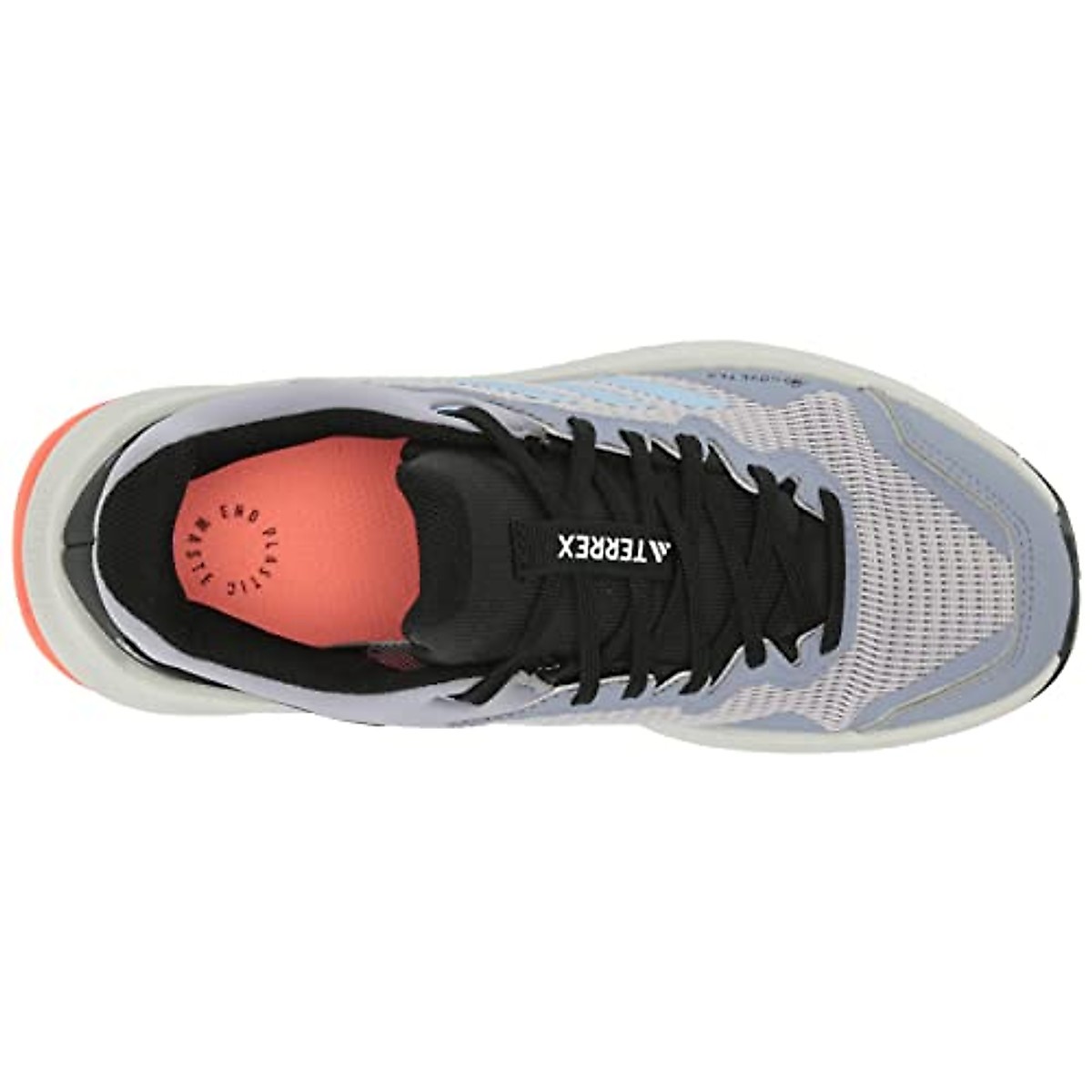 adidas Women's Terrex Trailrider GTX Trail Running Shoe, Silver Violet/Blue Dawn/Coral Fusion, 8