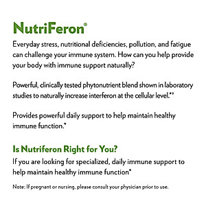 Shaklee - NutriFeron® Immune-Boosting Botanical Blend - Developed by Renowned Immunologist - Promotes Healthy Immune Function with Interferon-Boosting Ingredients - Contains Zinc - 60 Caplets