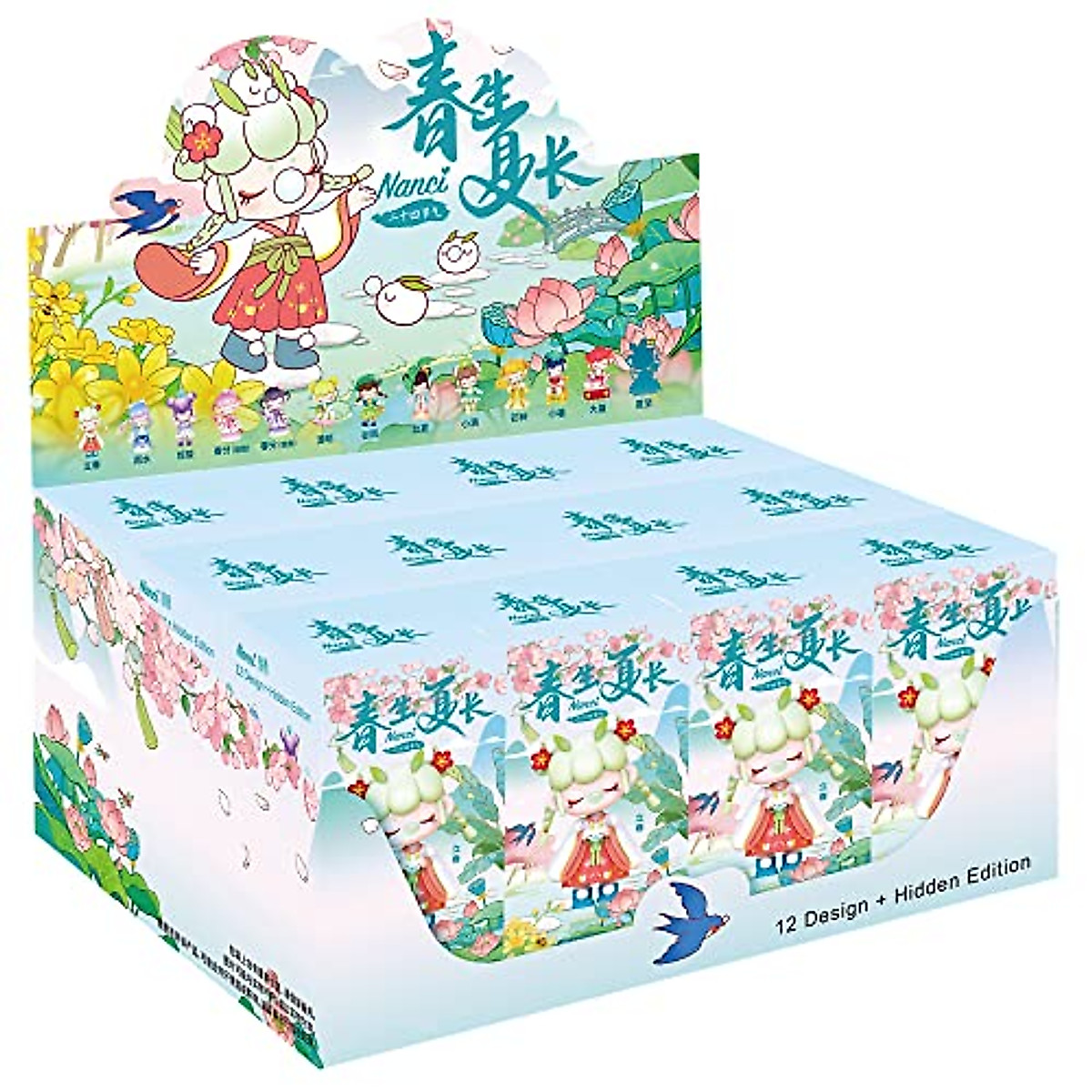 ROBOTIME Blind Box Set Surprise Action Figure Collectible Kawaii Figures Random Art Toys Hot Cute Nanci Figure Dolls Creative Gifts (Whole Set)