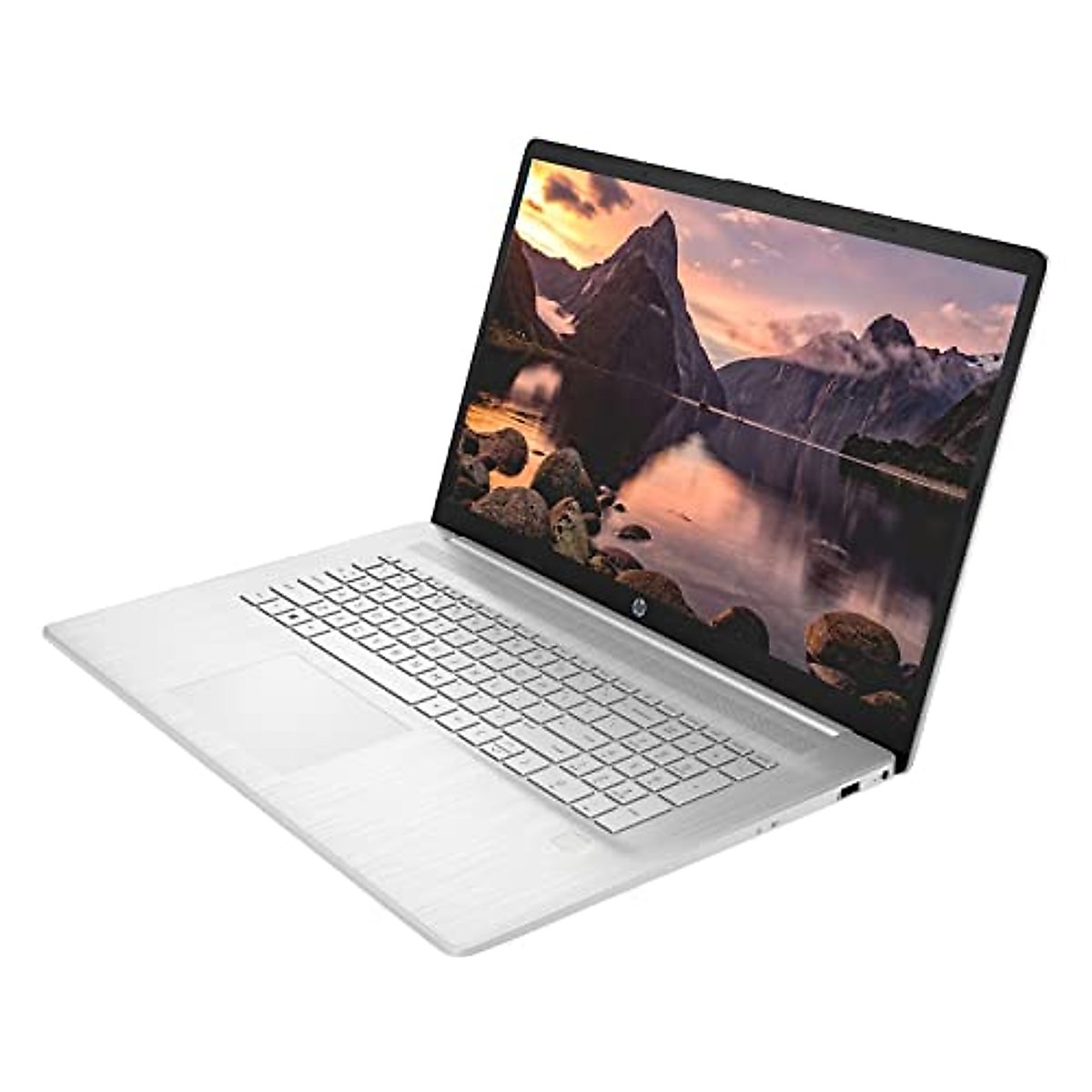 HP 17 Laptop, 17.3" HD+ Touchscreen, 12th Gen Intel i7-1255U Processor, 64GB DDR4 RAM,2TB SSD, Wi-Fi 6, Webcam, Backlit Keyboard, Fingerprint Reader, HDMI, Windows 11 Home, Silver