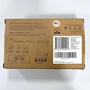 KeaBabies Maternity Belly Band - Soft & Breathable Pregnancy Belly Support Belt - Pelvic /Tummy Band Sling for Pants - Pregnancy Back Brace (Classic Ivory, M/L)