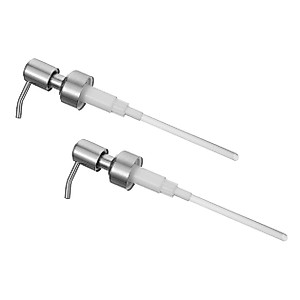 Cabilock 2pcs Sprinkler Liquid Soap Foaming Hand Soap Dispenser Soap Dispenser Pumps Dish Soap Dispenser Bag Shampoo Bottles Perfume Pump Head Press The Pump Stainless Steel Nozzle Travel