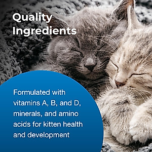 Pet-Ag PetLac Powder for Kittens - 10.5 oz, Pack of 4 - Kitten Milk Replacement Powder for Kittens Newborn to Six Weeks Old - Easy to Digest