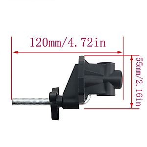 Metal Desk Clamp CHENJIN Metal Desk Lamp Mount Stand Table Mounting Clamp Swing Arm Drafting Light Clamp Holder Desk Lamp Bracket Clip, Black