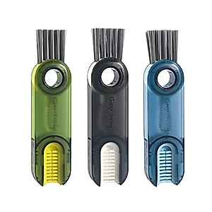 3 in 1 Cup Lid Gap Cleaning Brush Set, Multifunctional Insulation Bottle Cleaning Tools, Mutipurpose Tiny Silicone Cup Holder Cleaner, Home Kitchen Cleaning Tools (3Pcs)