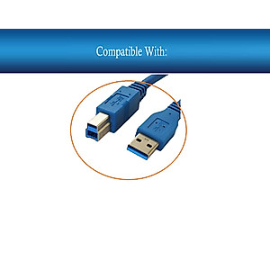 UPBRIGHT New USB 3.0 Cable Laptop PC Data Sync Cord Compatible with ioSafe Solo G3 SK2TB SK3TB SK4TB SK5TB 2TB 3TB 4TB 5TB Hard Drive Fireproof Waterproof