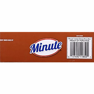 Minute Brown Rice, Instant Brown Rice for Quick Meals, 28-Ounce Box