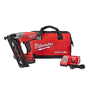 Milwaukee Electric Tool 2741-21CT Milwaukee M18 Fuel 16 Gauge Straight Finish Nailer, Plastic, 1" x 11.9" x 3.2"