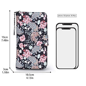 TAN.TOMI Womens Wallets, RFID Blocking Wallet for Women made of smooth and soft Vegan Leather, RFID Wallet Women