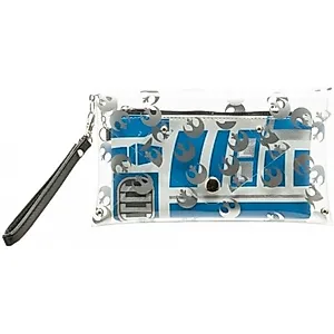 Star Wars R2-D2 Rebel Alliance Clear Envelope Wallet w/ Wristlet & Mini Zip Wallet, 8" x 5"