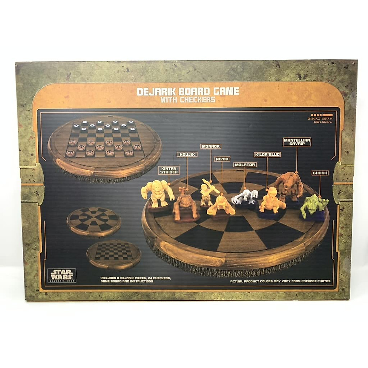 Star Wars Galaxy's Edge Dejarik Board Game with Checkers