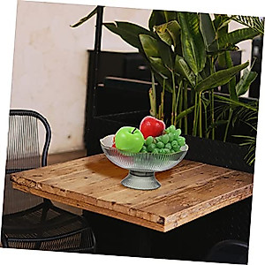 Hoement Stewed Fruit Bowl trifle bowl plastic serving platter fruit serving tray footed fruit tray footed serving tray dessert dish fruit container tea cup drain tray food the pet pylon