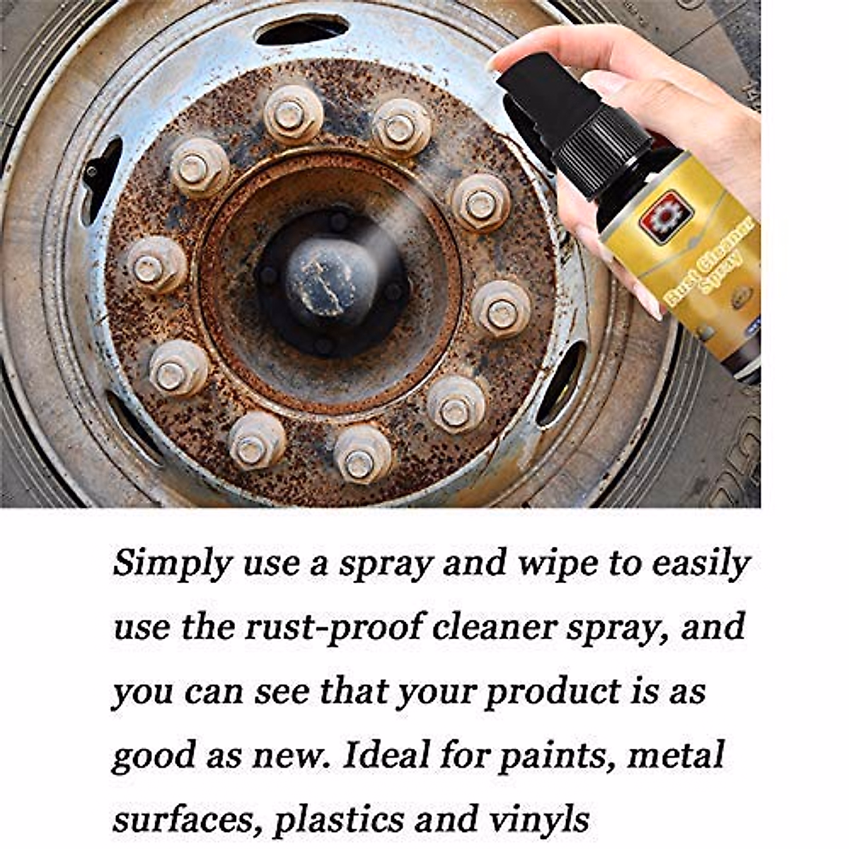 Rust Cleaner Spray Derusting Spray Car Maintenance Cleaning 30ML Rust Remover (1PC)