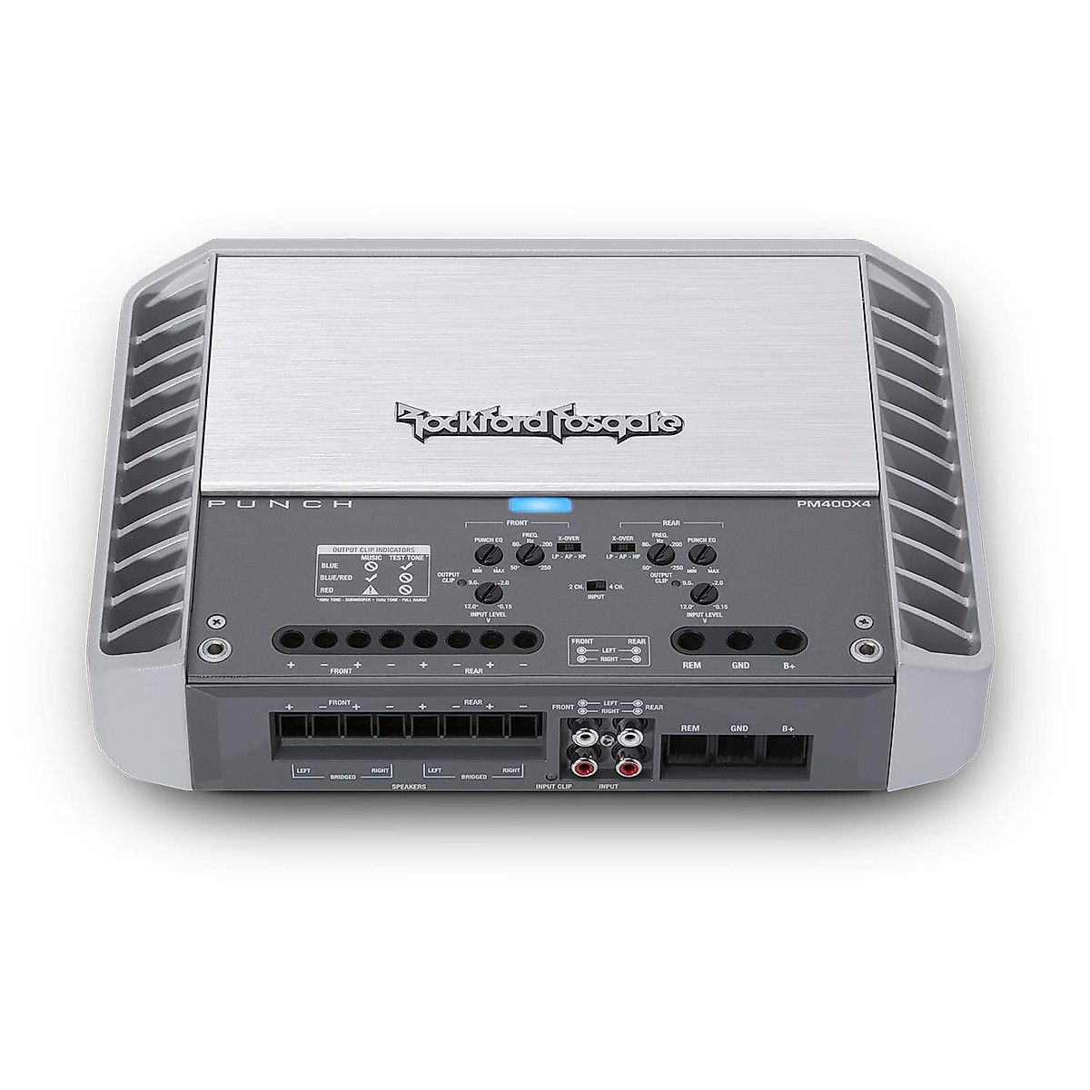 Rockford Fosgate PM400X4 Punch Marine 400 Watt 4-Channel Amplifier
