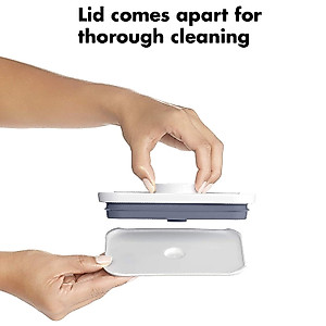 OXO Good Grips POP Container 2.8-Quart Square Airtight Food Storage for Sugar and More (Set of 4)