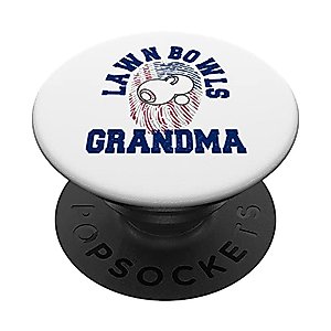 American Flag Fingerprint Patriotic Lawn Bowls Grandma PopSockets Swappable PopGrip