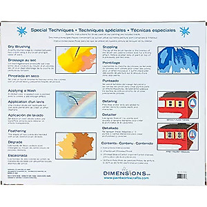 Dimensions 73-91741 Springtime in Paris Paint by Numbers Kit, 14'' x 20'