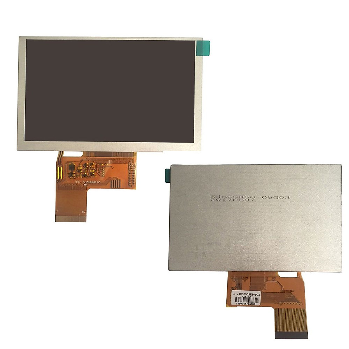 SANZAMELIN 5.0 inch LCD Panel 800x480 220cd/m2 TFT LCD Display 5 inch LCD Display