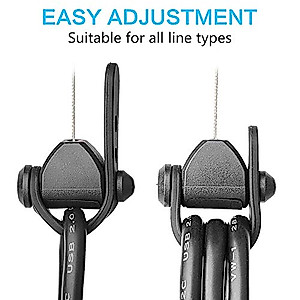 Cobeky 3Pcs Silent VR Cable Pulley System for Vive/Vive Pro/Rifts/PS/Windows VR/Valve Index VR Cable Management