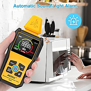 EMF Meter MESTEK Electromagnetic Field Radiation Detector Handheld Digital LCD EMF Reader, Temperature Detector,Tester for Home EMF Inspections, Office, Outdoor and Ghost Hunting