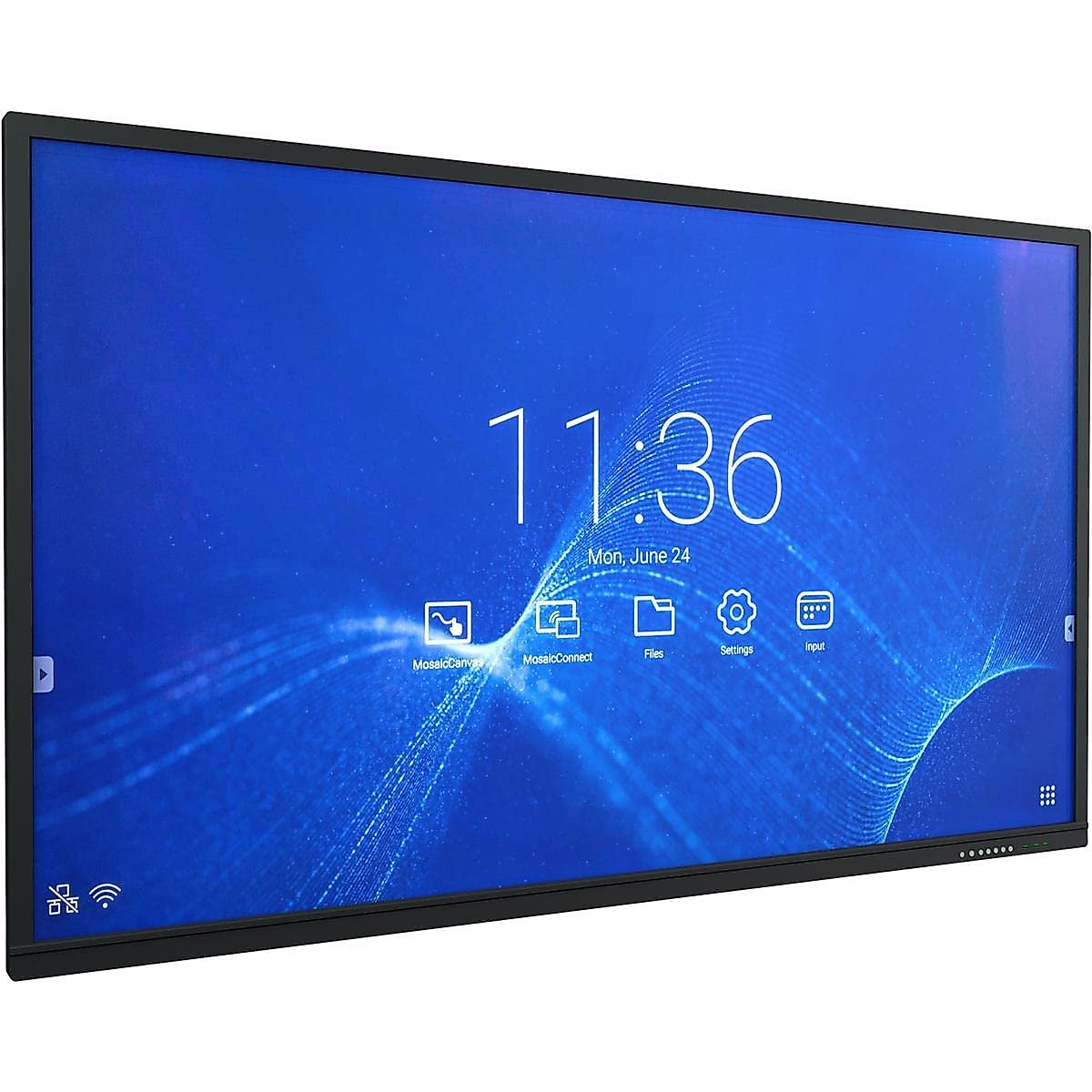 NEC CB Series CB861Q 86" 4K UHD S-IPS Collaborative Touchscreen Display with Built-In SoC and Whiteboarding & Wireless Presenting Software, Built-In Speakers
