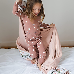 Pobi Baby Premium Baby Blanket, Soft Stretchy Quilt for Babies, Toddlers, Kids (Allure)